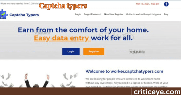 The Ultimate Guide to Earn Money by Captcha Typing Jobs - CRITICEYE